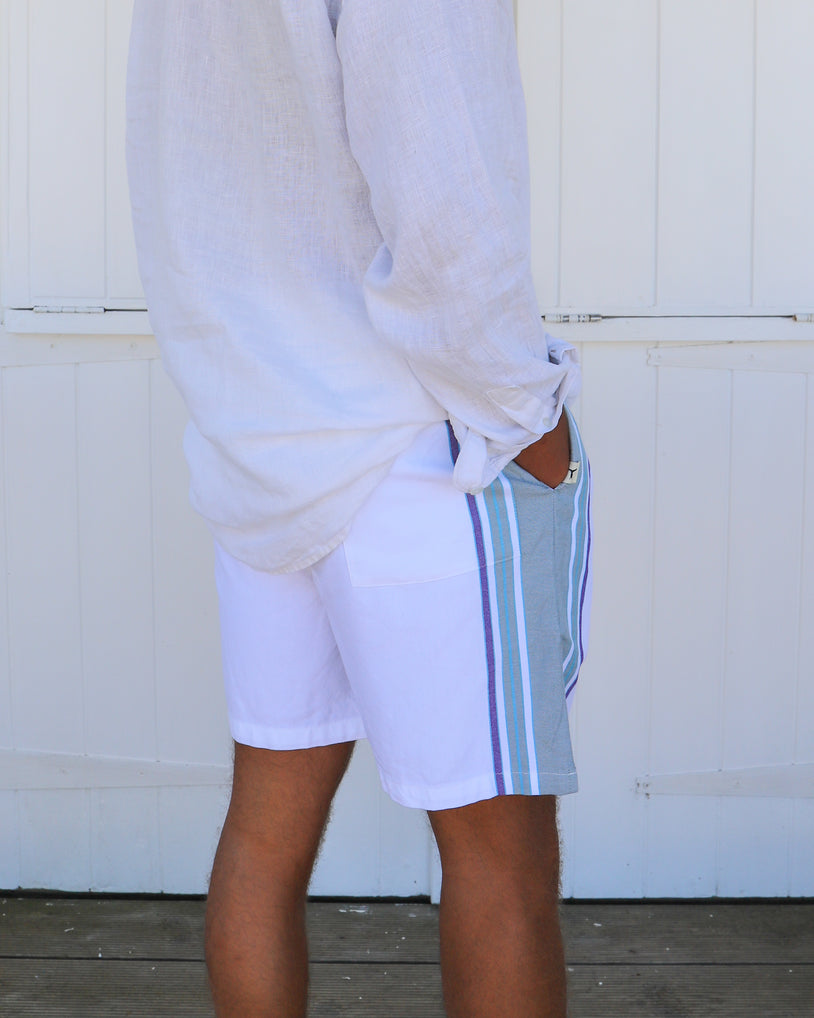 White & Olive Classic Shorts – Tom's Trunks