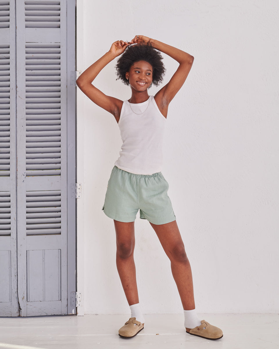 Olive Hemp Short Shorts – Tom's Trunks