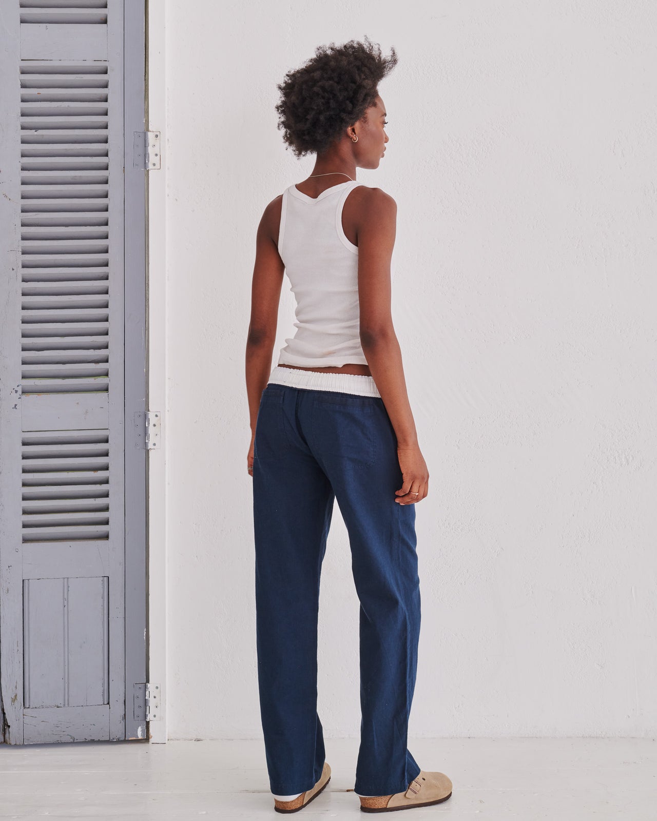 Navy & White Flipin' Linen Trouser – Tom's Trunks