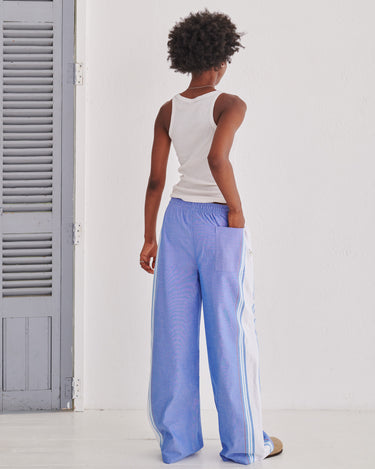 Blue Classic Wide Leg Trousers – Tom's Trunks