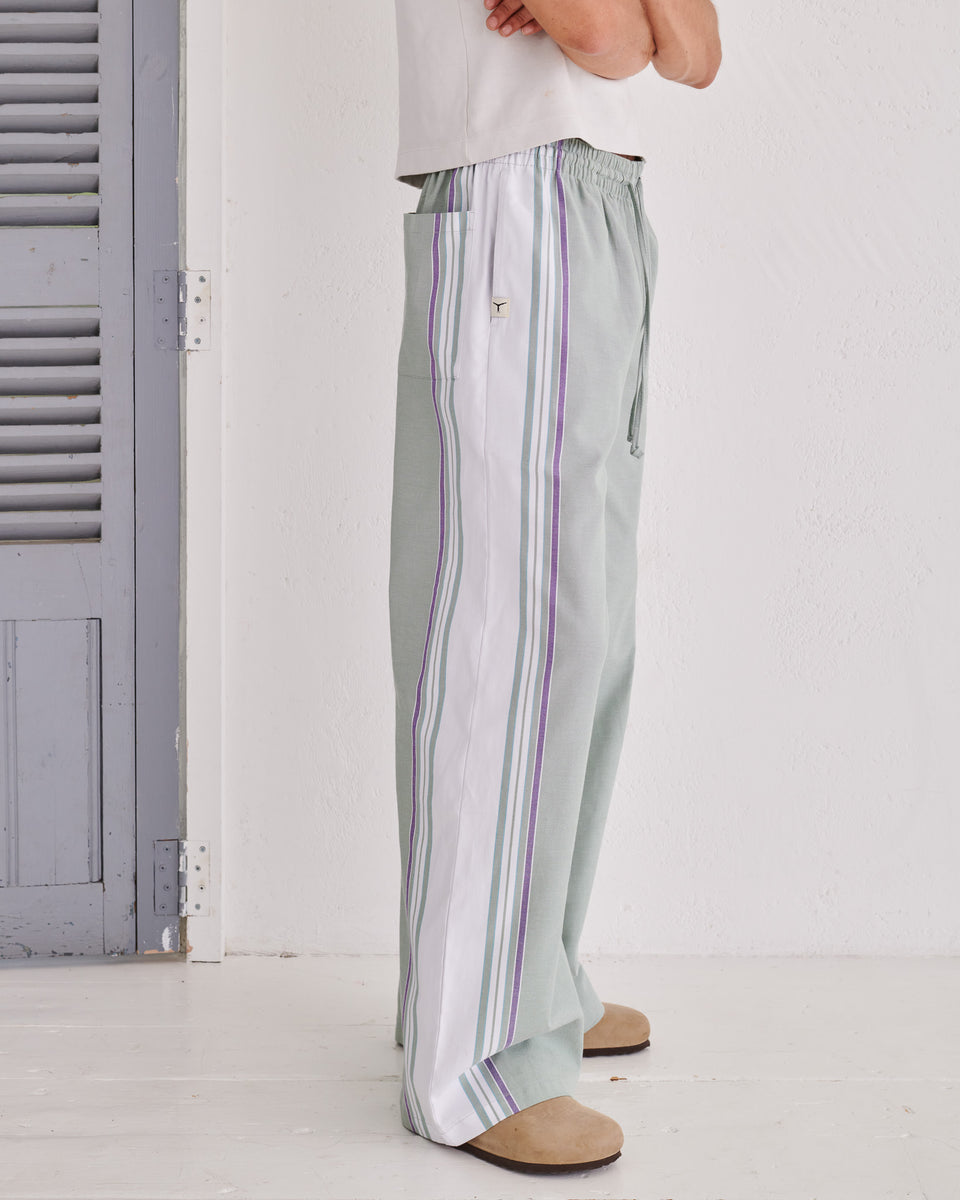 Olive Classic Wide Leg Trousers – Tom's Trunks